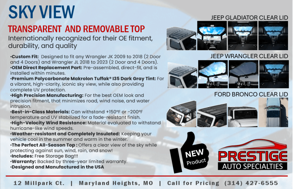 Prestige Auto Specialties – Aftermarket Automotive Customization Experts